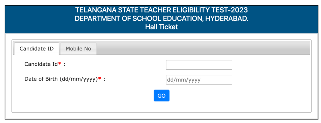 TS TET Hall Ticket 2023 Out @tstet.cgg.gov.in, Direct Download Link ...