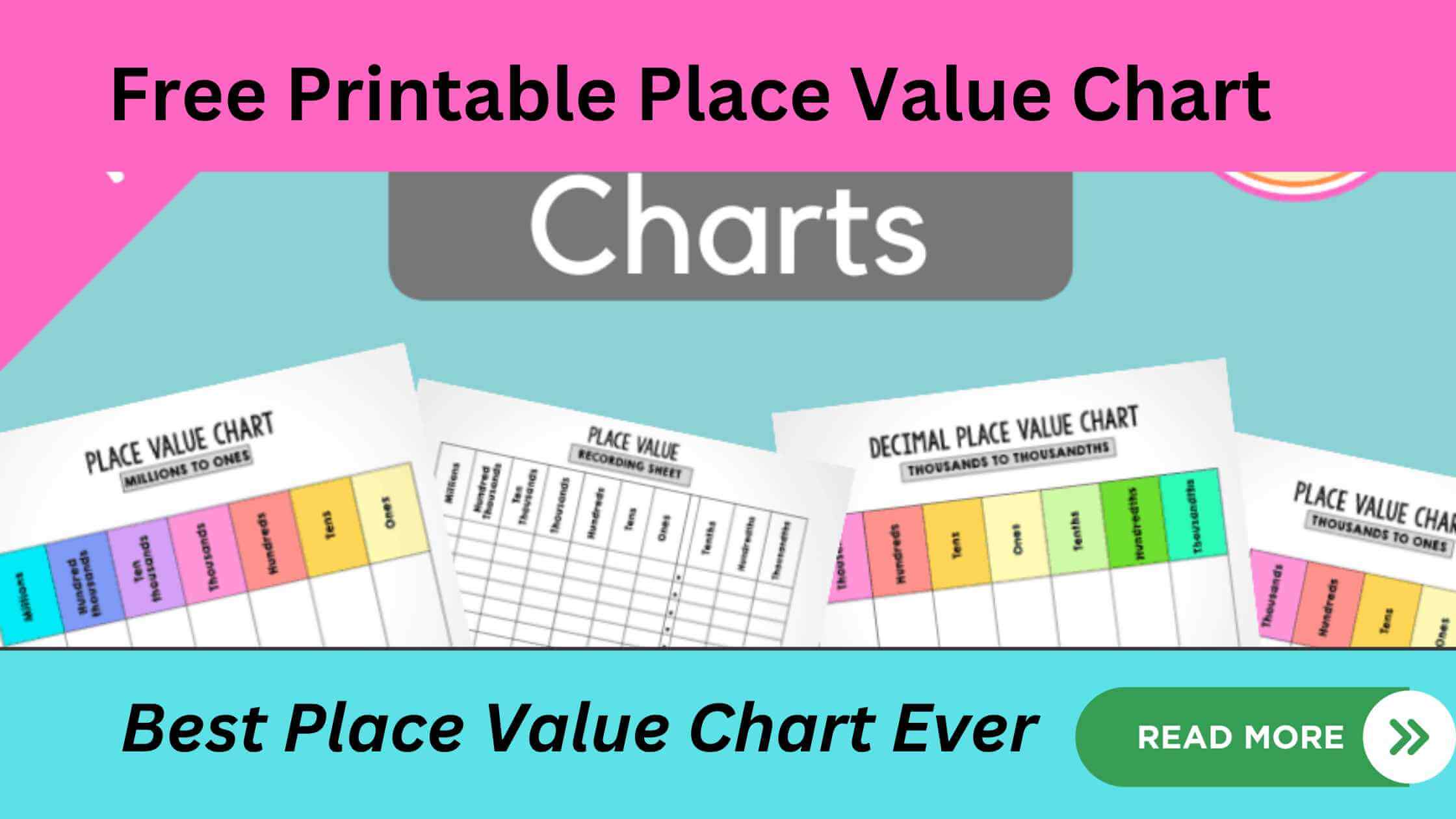 Free Printable Place Value Chart I Best Place Value Chart Ever - Smart ...